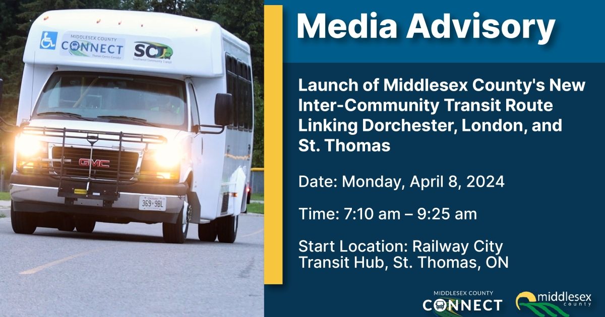 Launch of Middlesex County's New Inter-Community Transit Route Linking ...