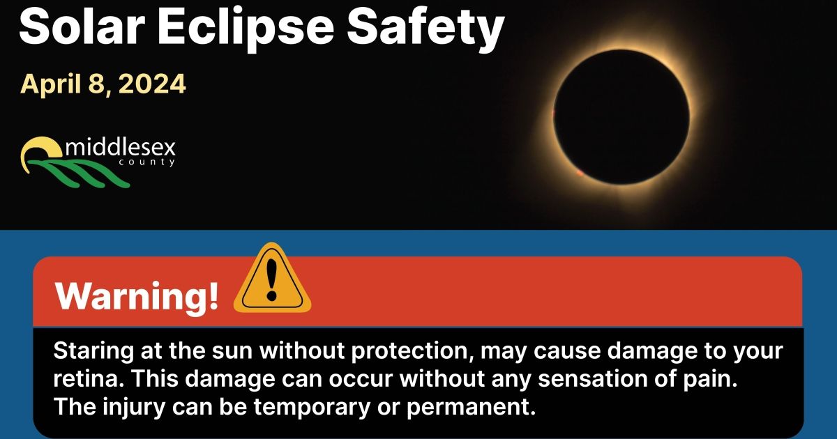Health and Safety Tips: Solar Eclipse | Middlesex County